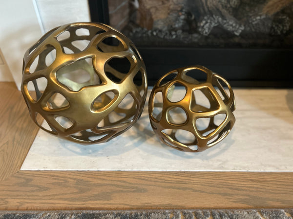 Accessory - Brass Spheres – Elizabeth Jackson Consign It